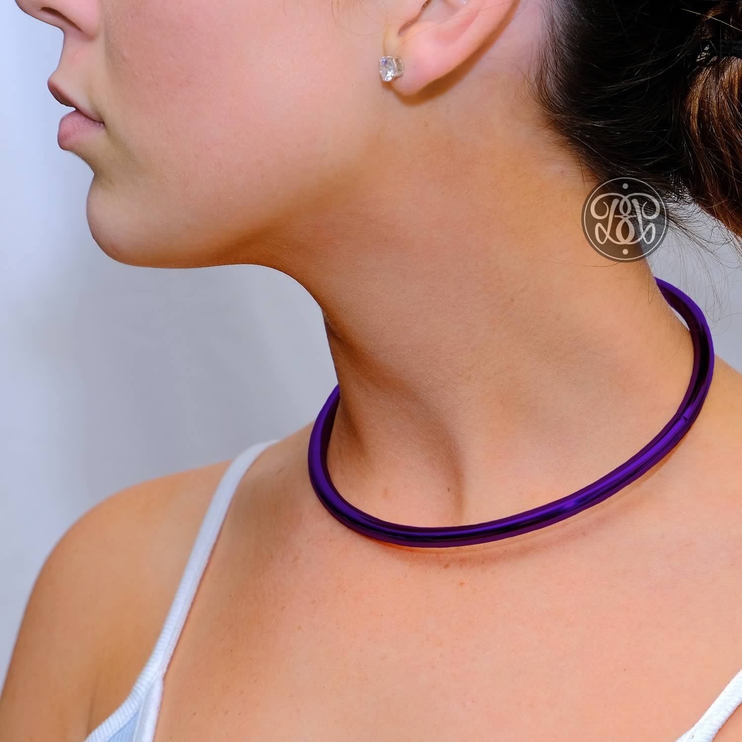 SUBMISSIVE DAY COLLAR - PETITE PURPLE | COLLARS | DAY COLLARS